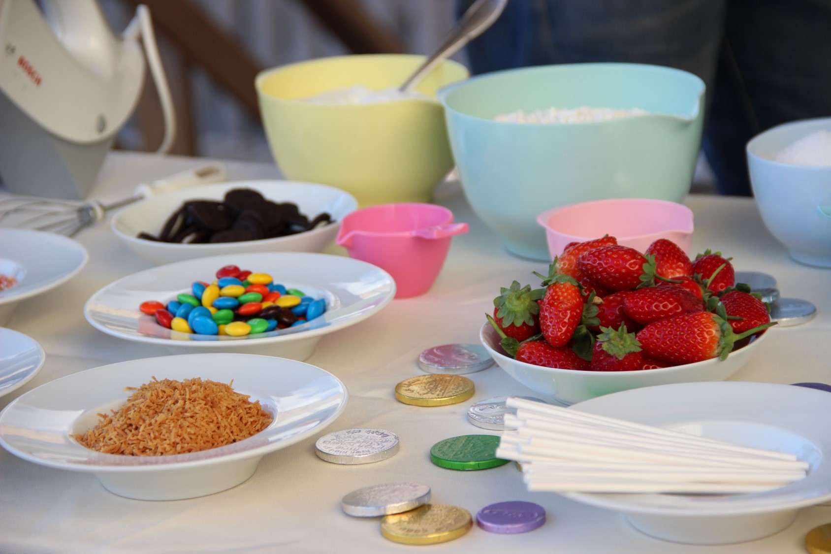 Tom Franz makes donuts at the City of David - City of David